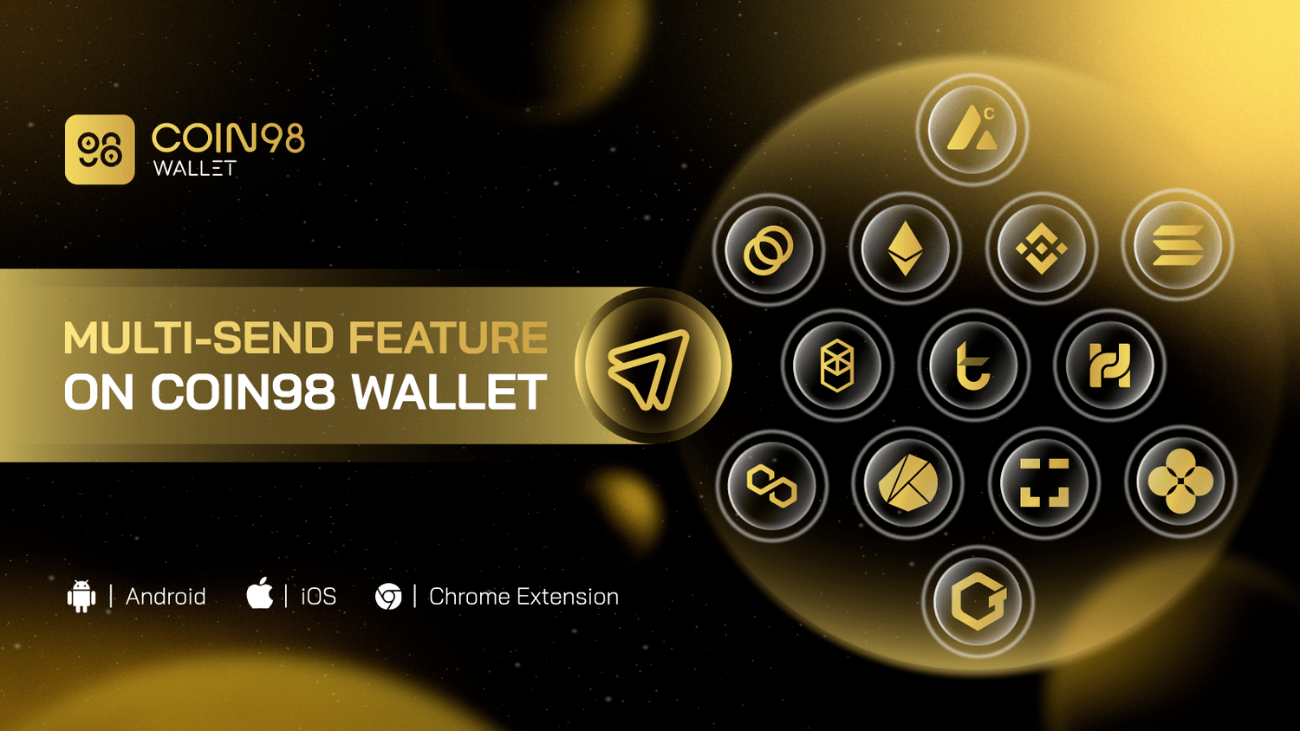 Multi-send on Coin98 Super App: Send tokens to multiple addresses in a ...